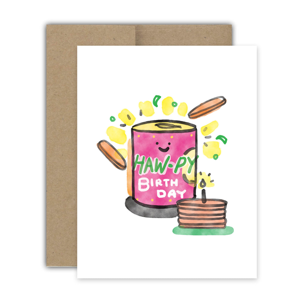 Haw-py Birthday Card – Brightspot Design