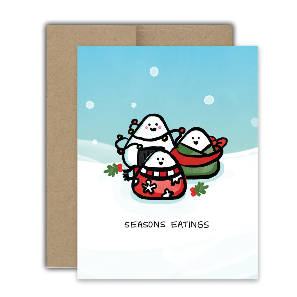 Onigiri Seasons Eatings Card – Brightspot Design