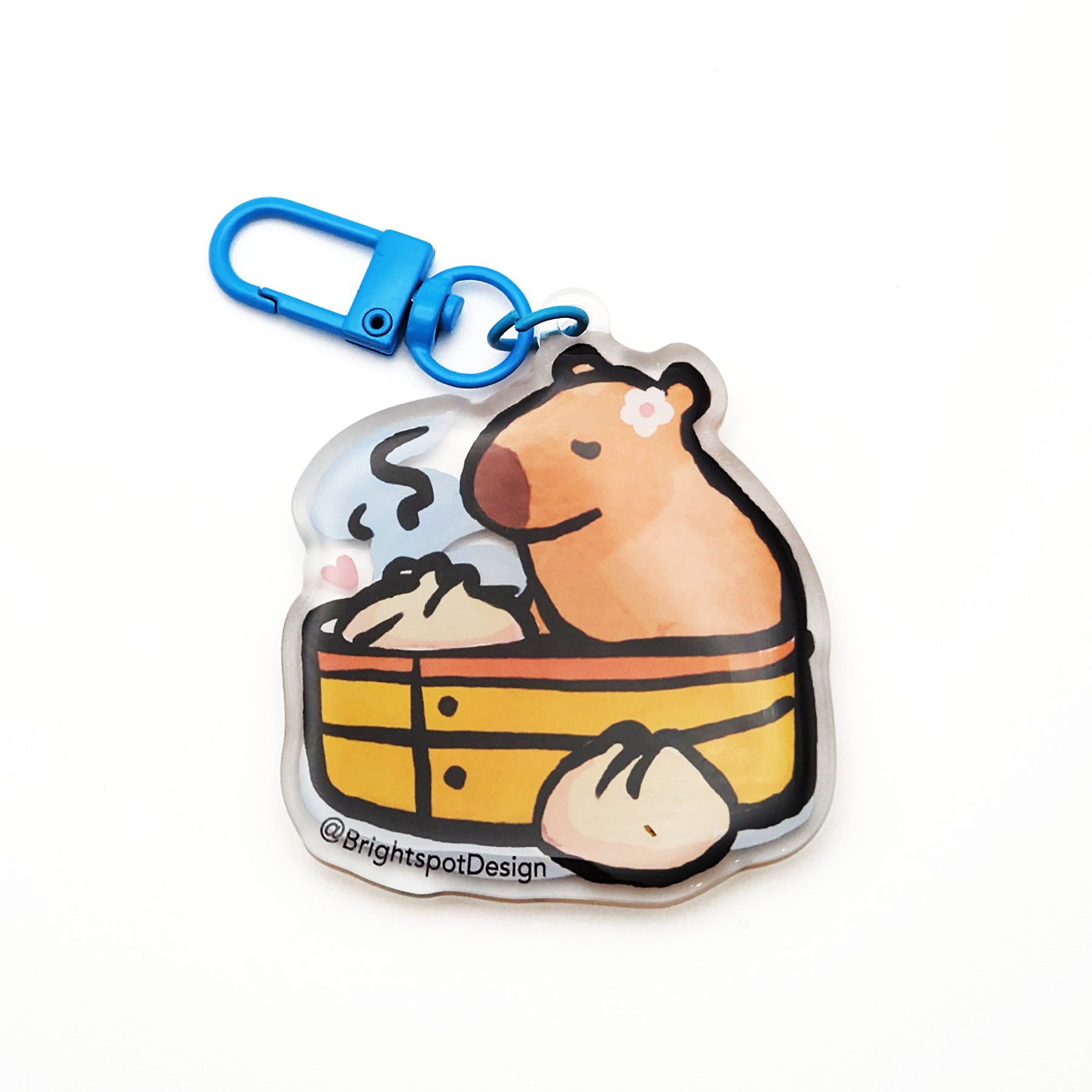 Capybara Dumpling Keychain – Brightspot Design