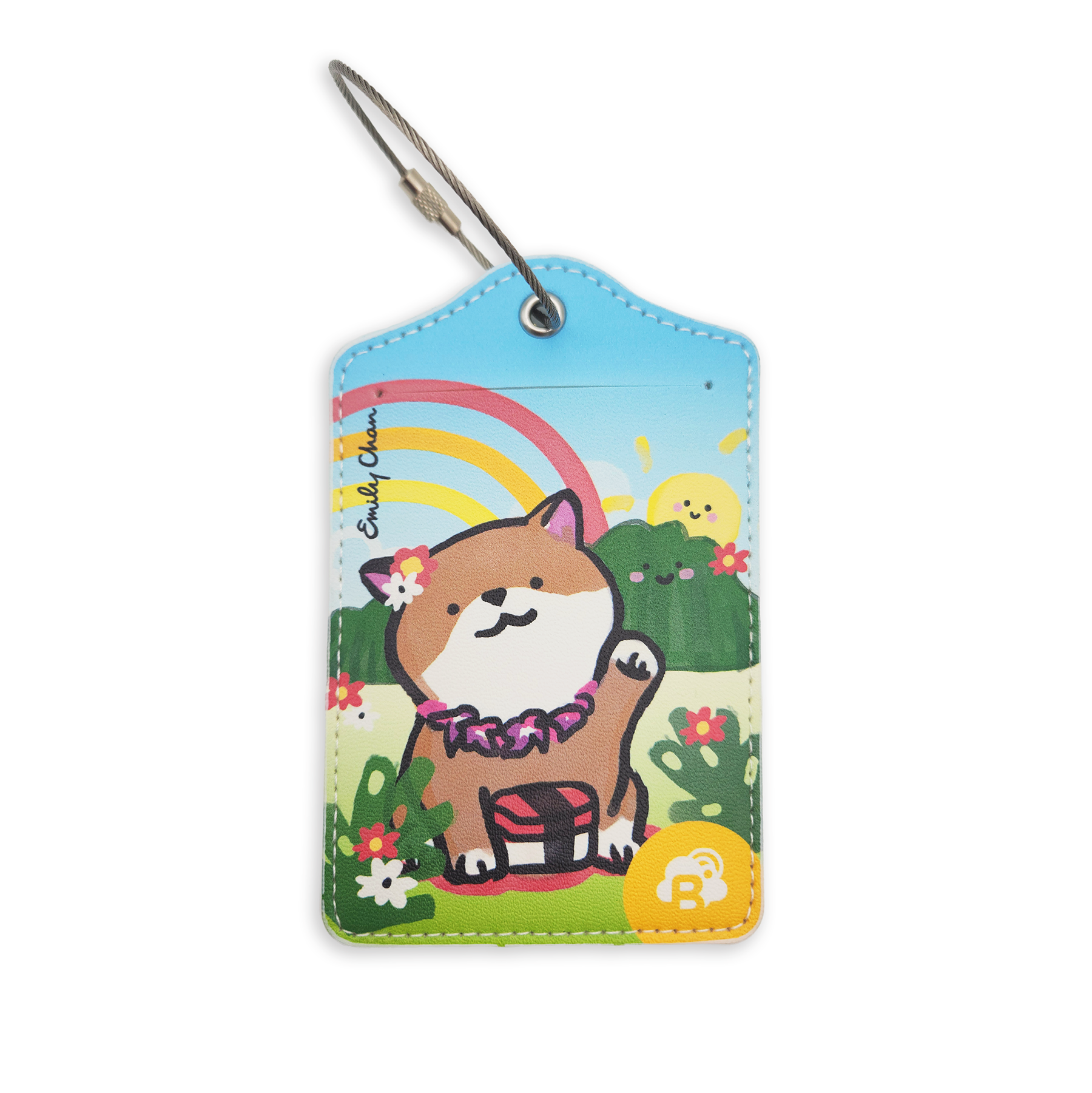 Shiba Hawaii Luggage Tag – Brightspot Design