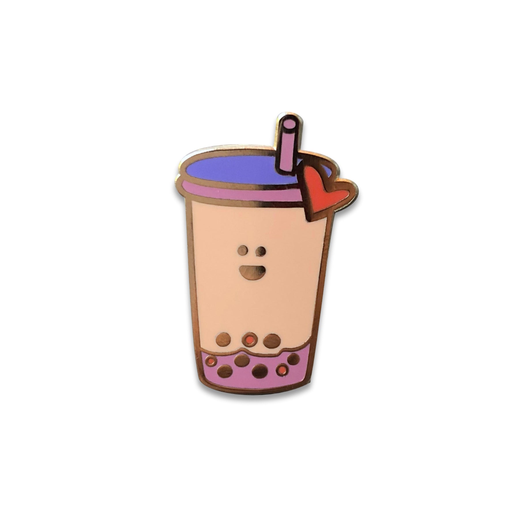 Bubble Best-tea Enamel Pin – Brightspot Design