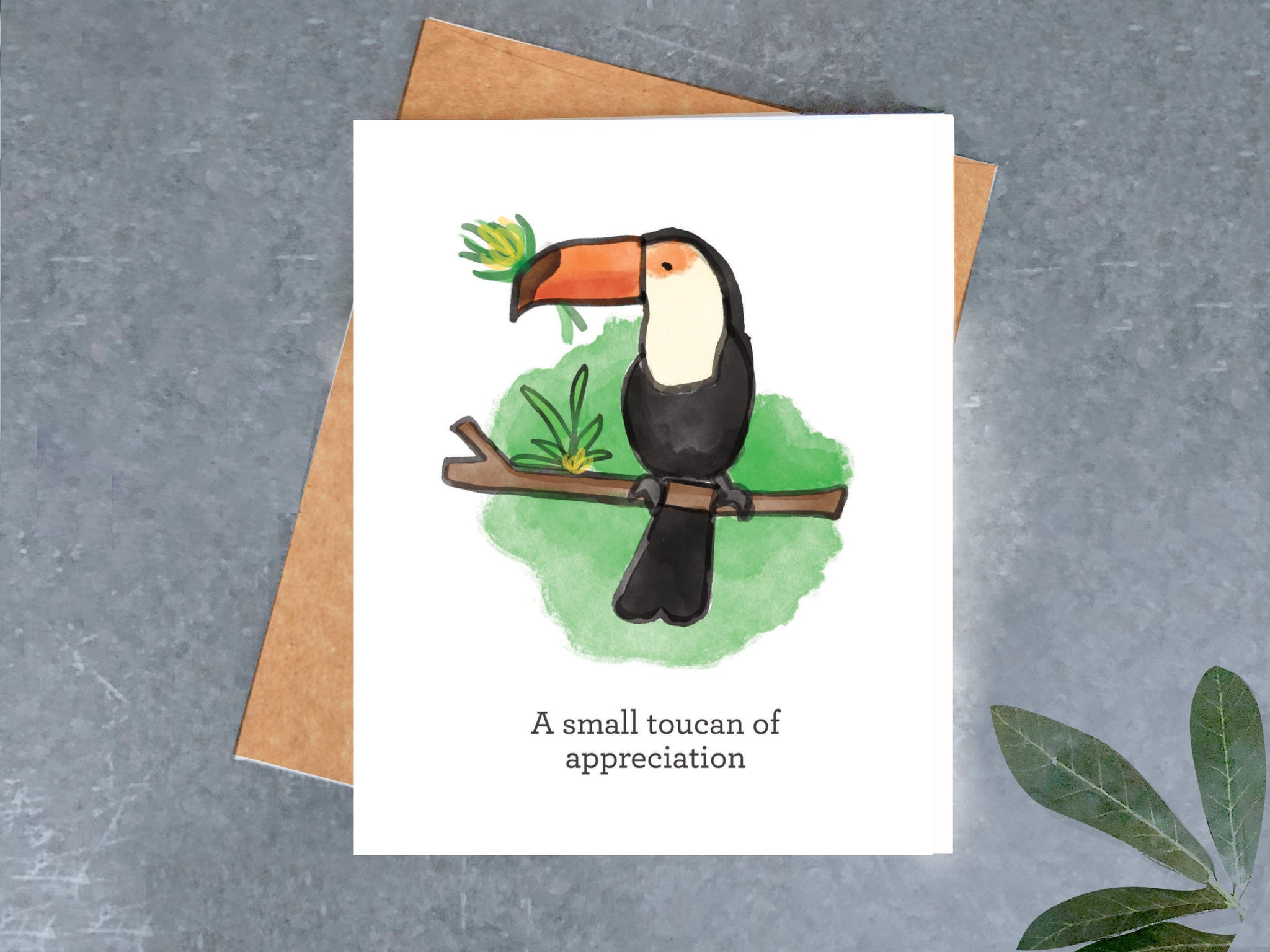 Toucan Appreciation Card – Brightspot Design